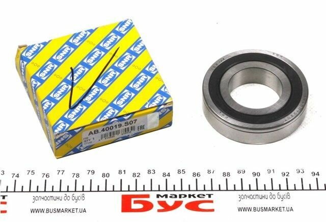 Подшипник КПП SNR AB40019S07 (37x73x17) FIAT Albea/Brava/Doblo/Marea/Grande/Punto/Palio/Siena/Uno