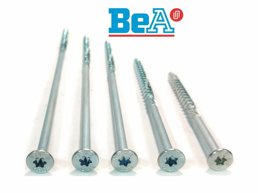 Саморезы конструкционные BeA BeFIX потайная SK 8,0x200/100/10 TX40 50 шт.