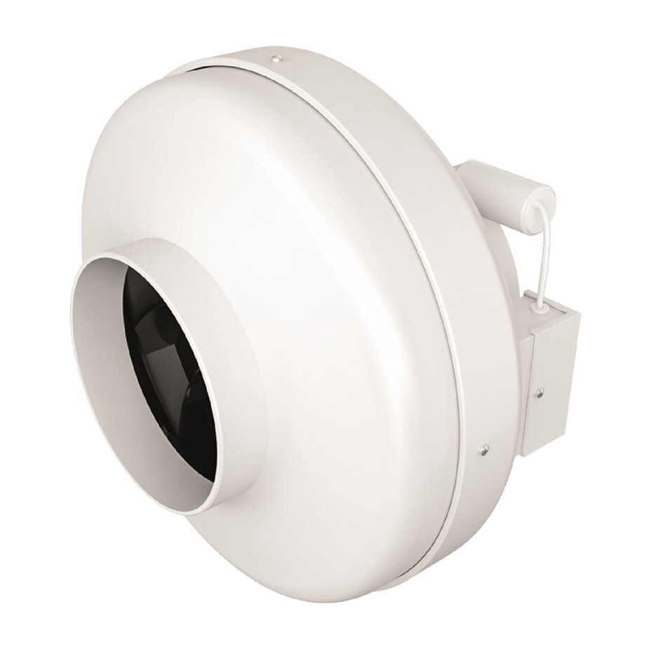 Вентилятор канальный центробежный Pro Сyclone 160 340х340 мм d160 мм белый