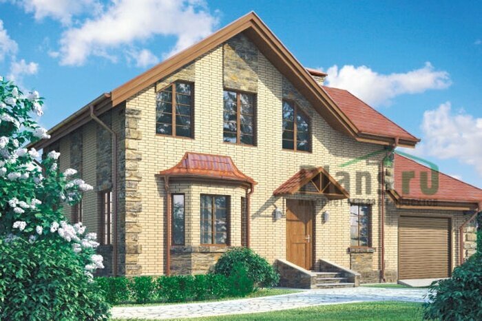 Проект дома Plans-57-26 (124 кв. м, газобетон)