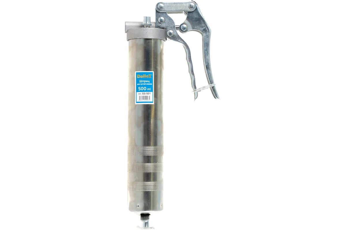 DolleX GG-501 Плунжерный шприц 500 мл под картридж, пистолетный для одной руки