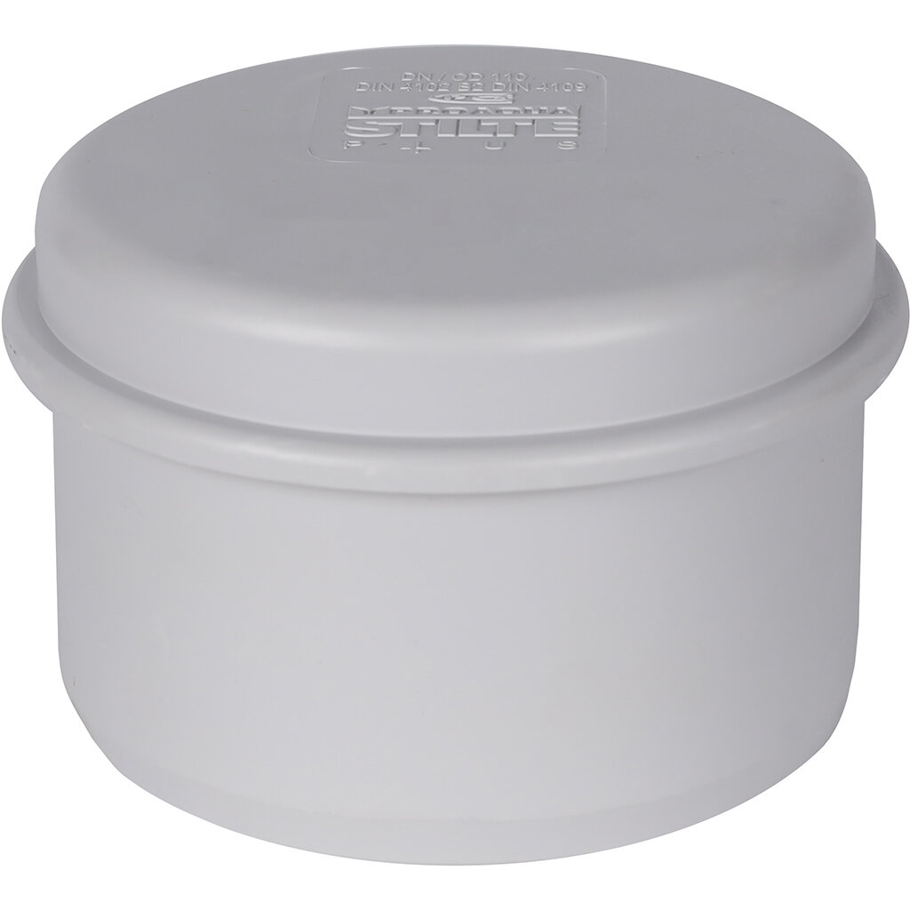 Заглушка канализационная бесшумная D = 110 мм STOUT