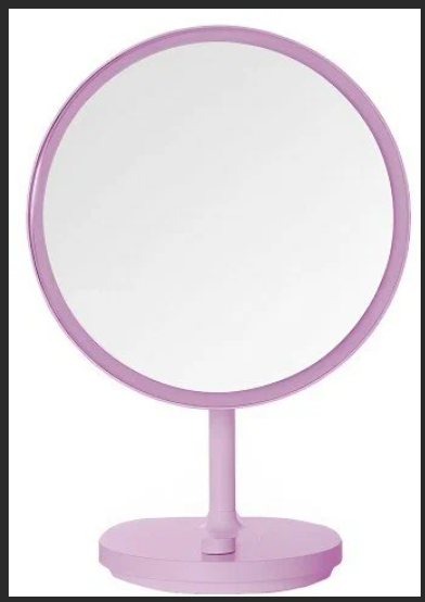 Зеркало с LED подсветкой и часами Xiaomi Jordan Judy Pink NV535