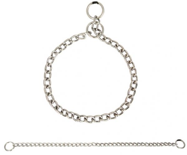 Triol Ошейник- удавка, однорядный, для животных, сталь, звено 0,4*71 см