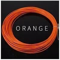 FEP посеребренный провод для аудио 30AWG~10AWG 26AWG 1.0mm Sq0.12, Orange, 10 Meters