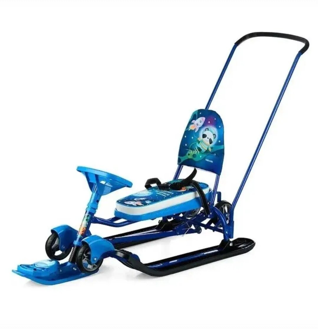 Снегокат Nika "Тимка Спорт 6", космический ТС6-МК, для детей