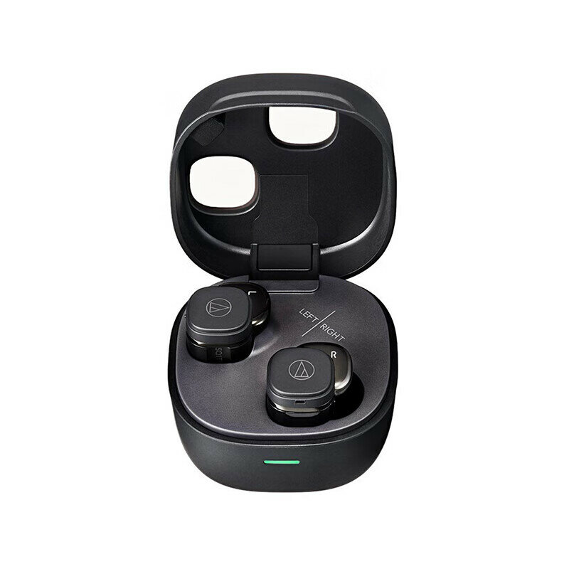 Беспроводные Bluetooth наушники Audio-technica ATH-SQ1TW2 black