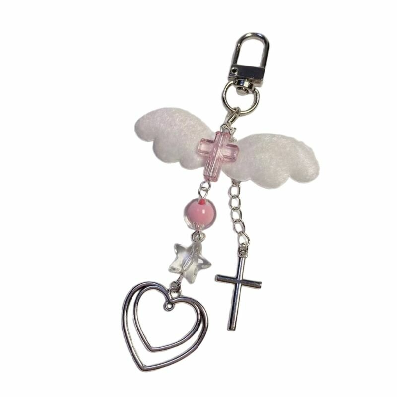 Подвеска-цепочка для мобильного телефона ручной работы из бисера-тип 3