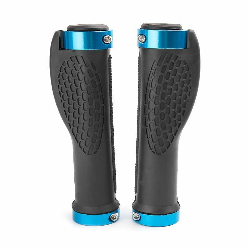 Прочие аксессуары и запчасти для велосипеда, Грипсы для руля велосипеда из рога - синие, 1 пара