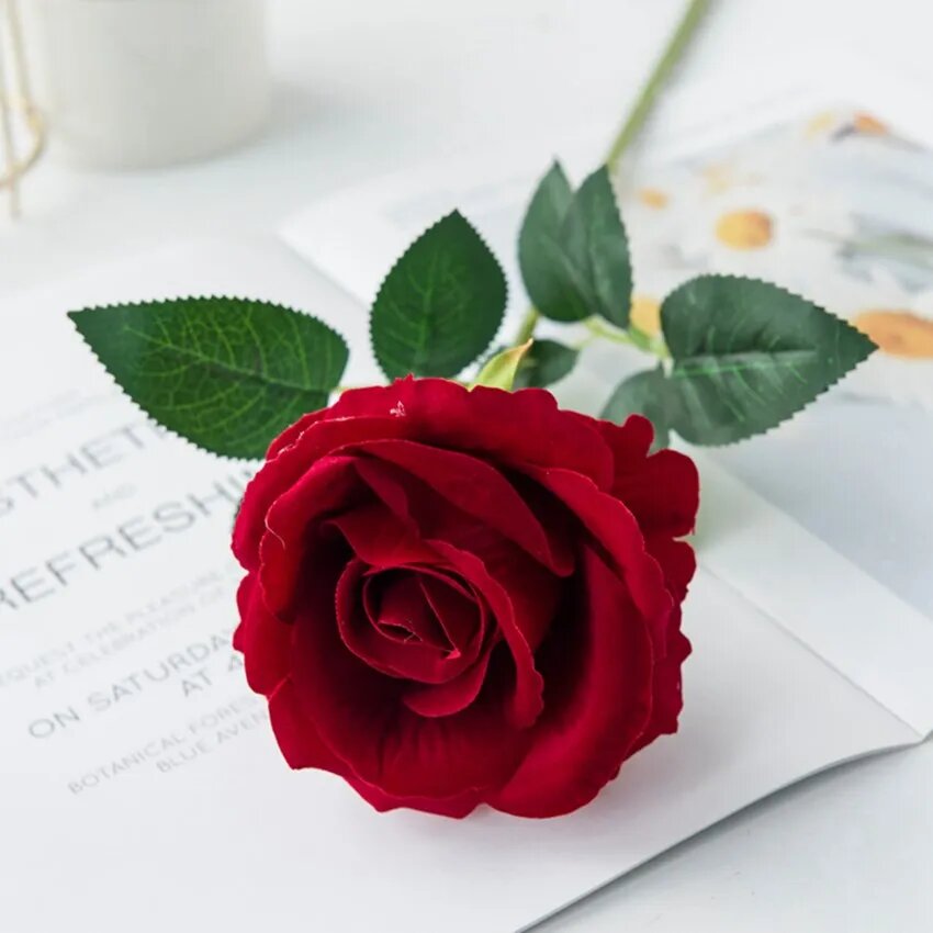 Шелковые искусственные цветы, букет роз, ваза, украшение для дома, комнаты, свадебные аксессуары, распродажа, товары для дома, рукоделие