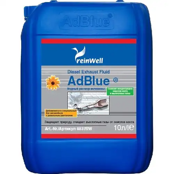 REINWELL 8837RW reinwell adblue (10l) водный раствор мочевины 32.5%\