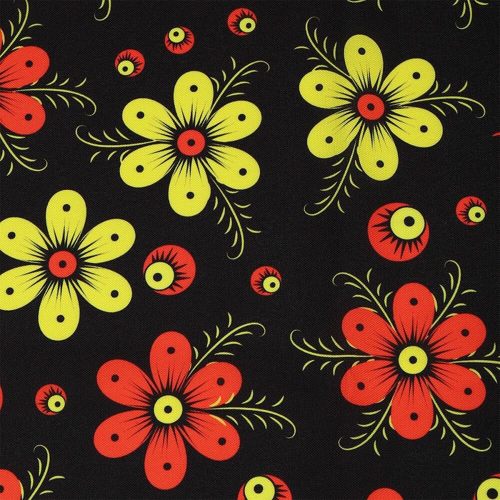 Ткань IDEAL Габардин 140 г/м2, 100% полиэстер, ширина 150 см, цвет черный рулон 25 м