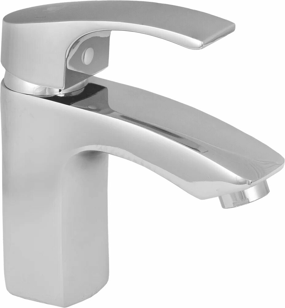 Смеситель для раковины Wisent WP10225 хром, глянцевый, кран для ванной в раковину, рычажный, с керамическим картриджем