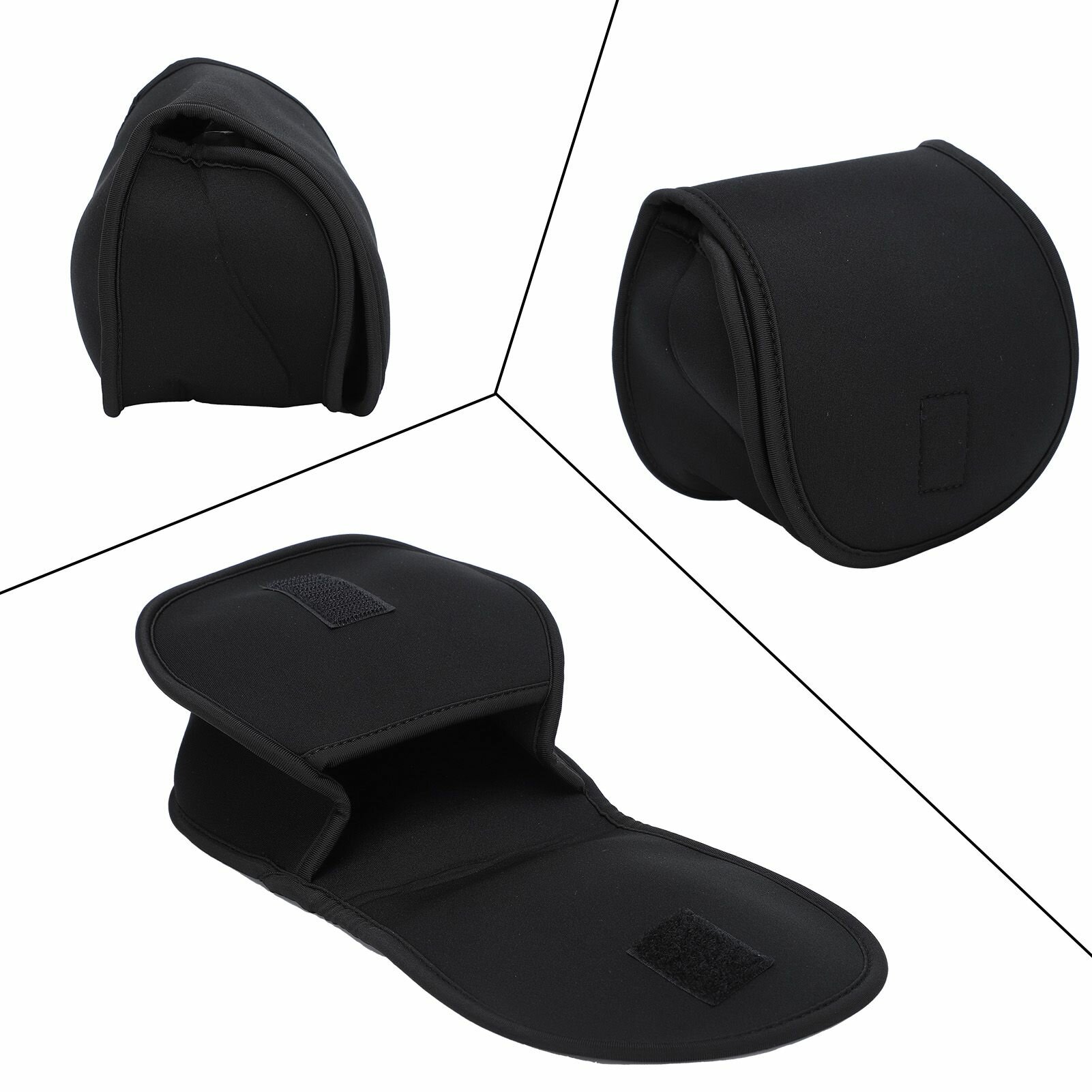 Неопреновый чехол для катушки нахлыста, защитный чехол, сумка для хранения катушки для ловли нахлыстом, предотвращающая столкновения