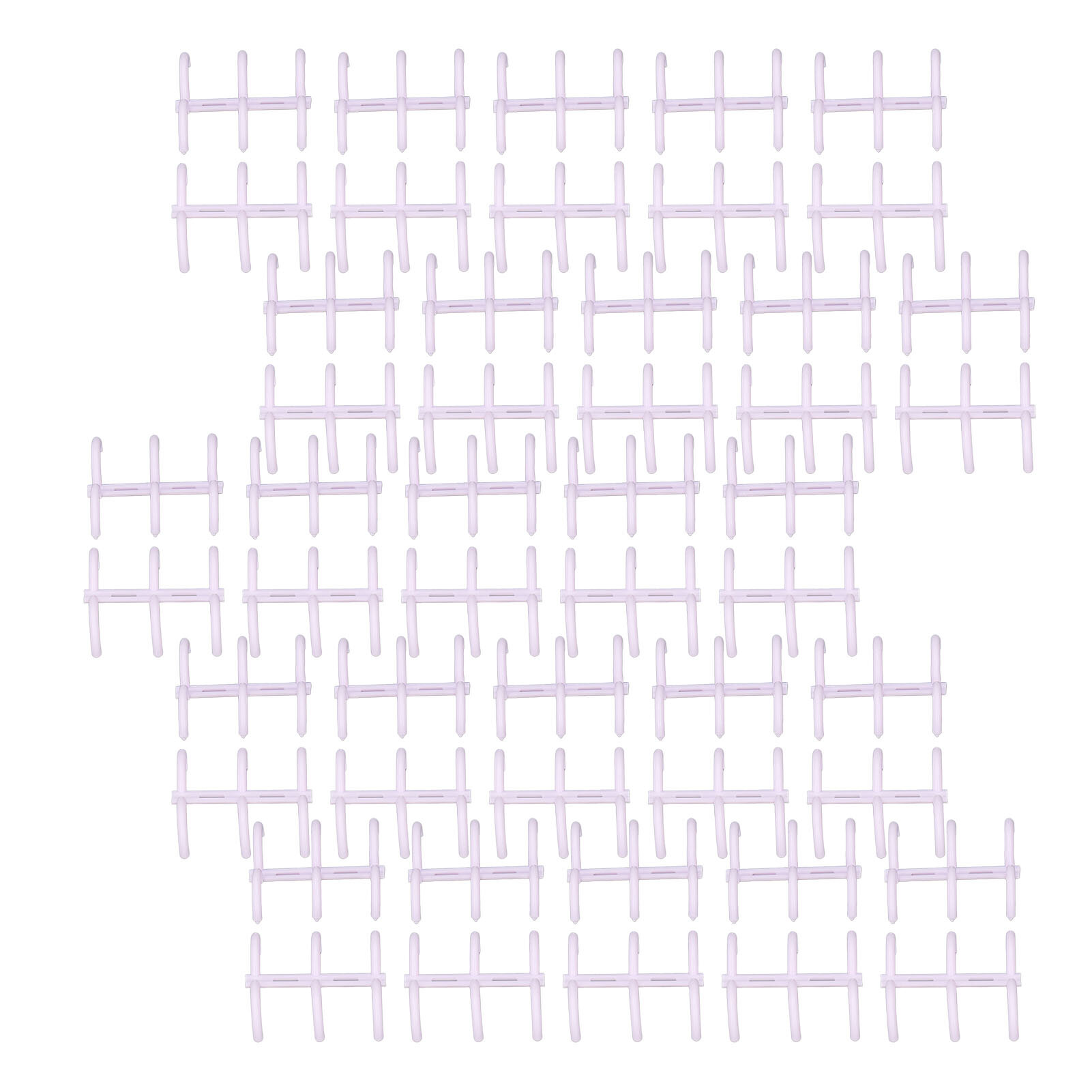 50шт 16 мм 3-Кольцевых Полипропиленовых Связующих Корешков для Отчетов, фиолетовый