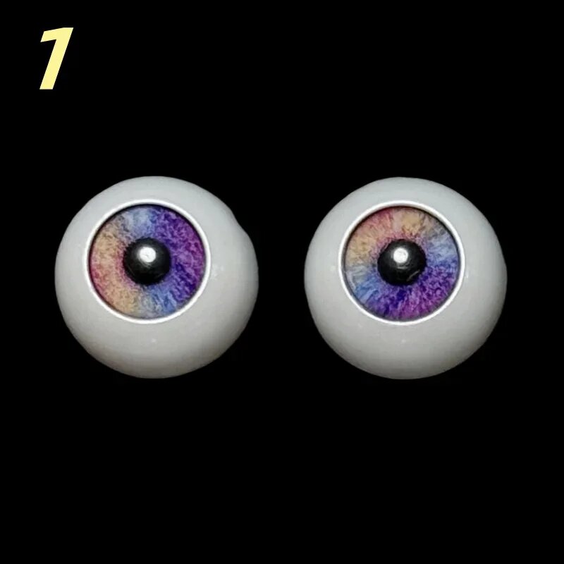 Акриловые глазные яблоки для кукол, Цвет: 1Piar Eyeball1