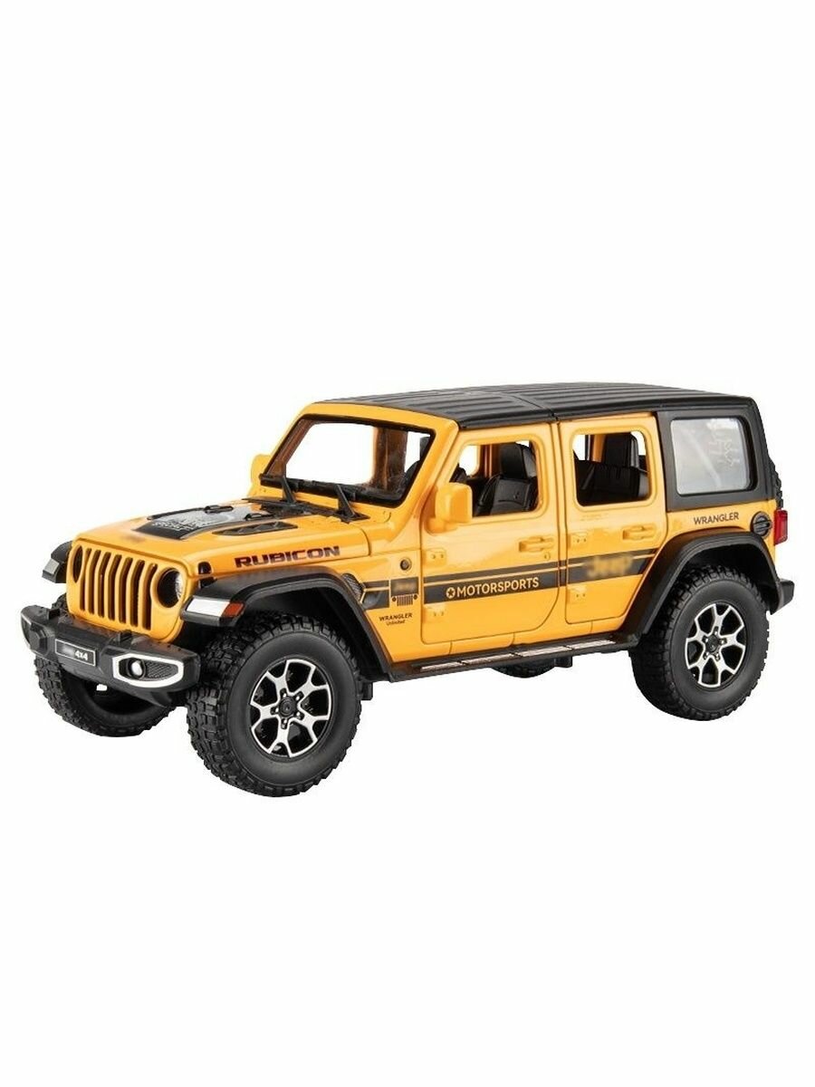 Машинка металлическая Jeep Rubicon 1:24