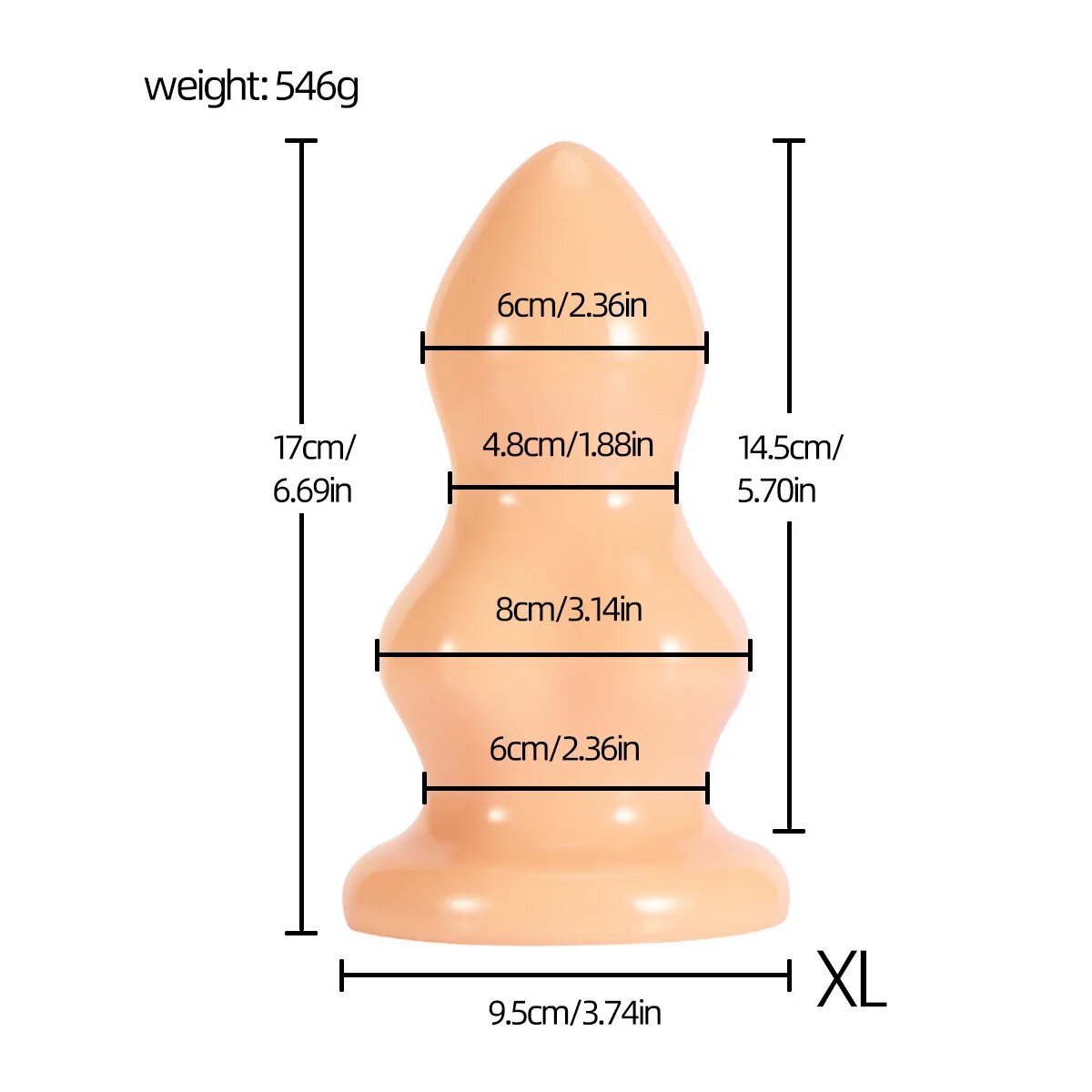 Огромная Анальная пробка S/Xxl, мягкая большая Анальная пробка Alien, Анальный расширитель, XL