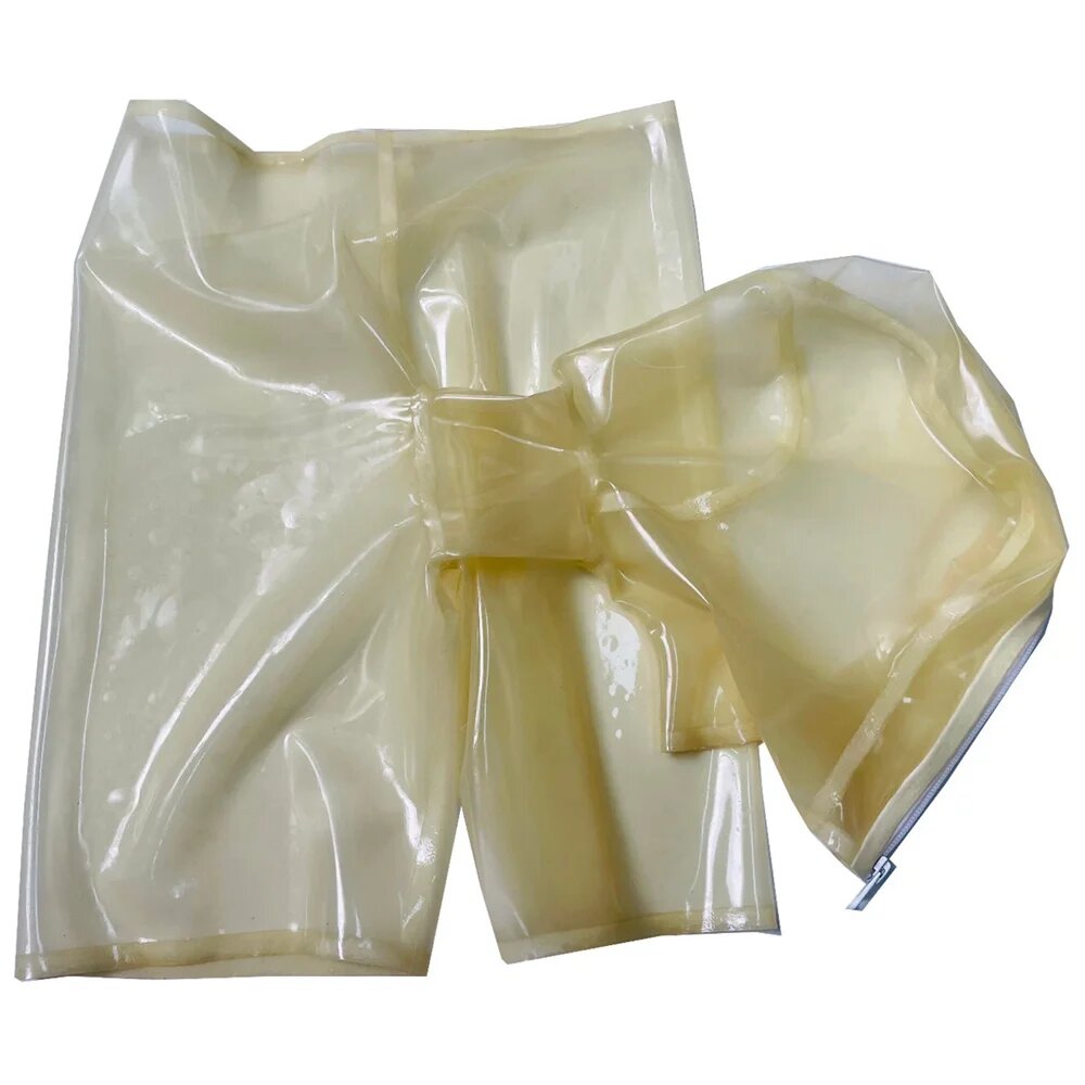 Мужские латексные шорты, комбинезон с капюшоном, шорты, трусики от Mouth 0,4 мм 3XL, Extra cost