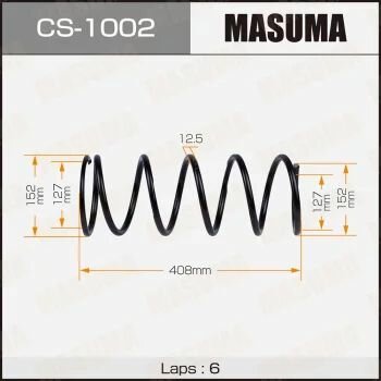 Пружина передняя Masuma CS-1002 для автомобиля Toyota Carina 1992-1996г. в.