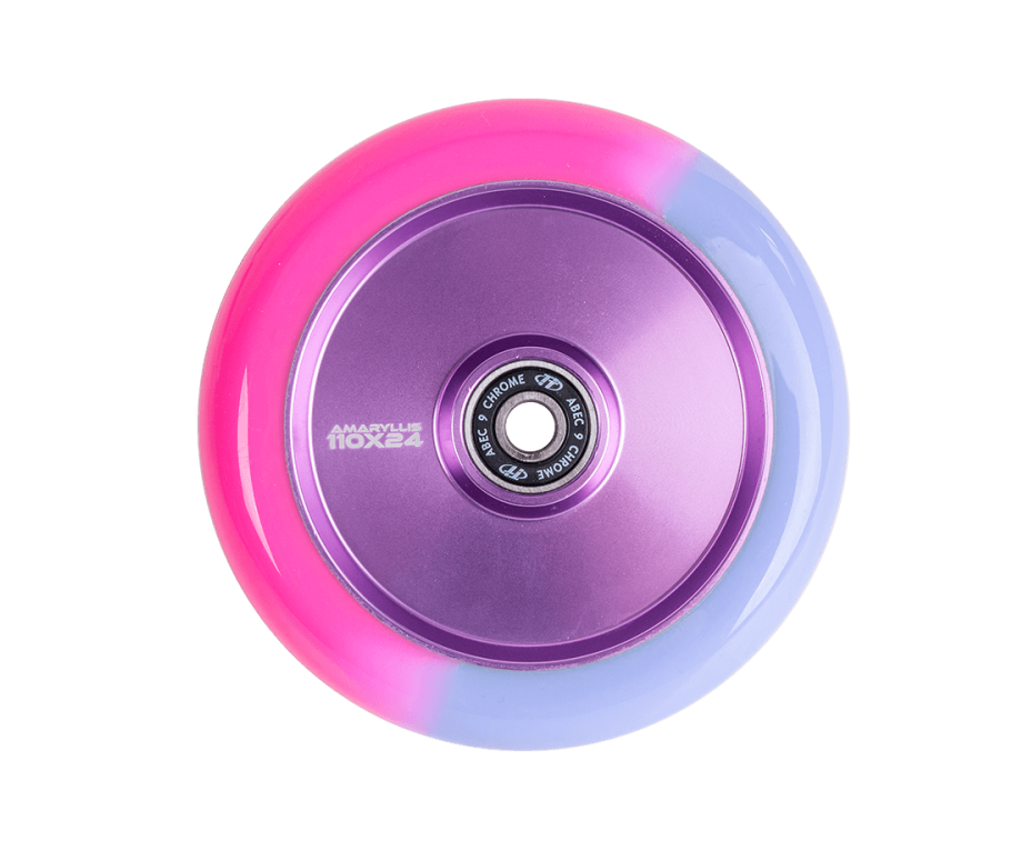 Колесо для самоката Amarillis 110x24 мм (фиолетовый-розовый / purple-pink)