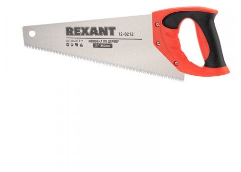 Ножовка по дереву Rexant 350 мм, 7-8 TPI, каленый зуб 2D