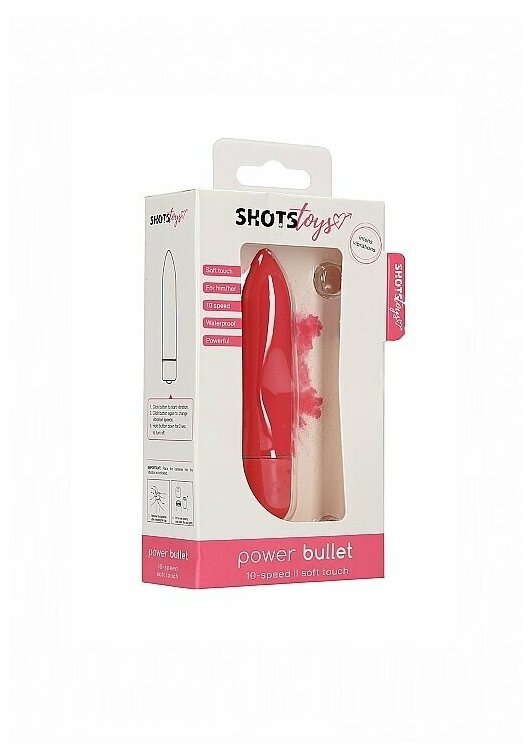 Вибропуля Power Bullet, розовая