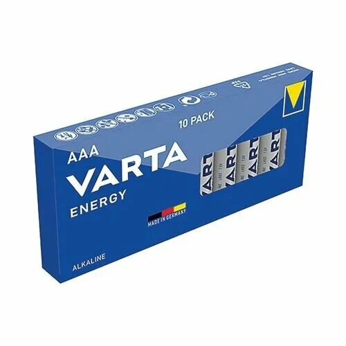 Батарейки мизинчиковые VARTA LR03 (AAA) Energy, 1.5V (10 шт)