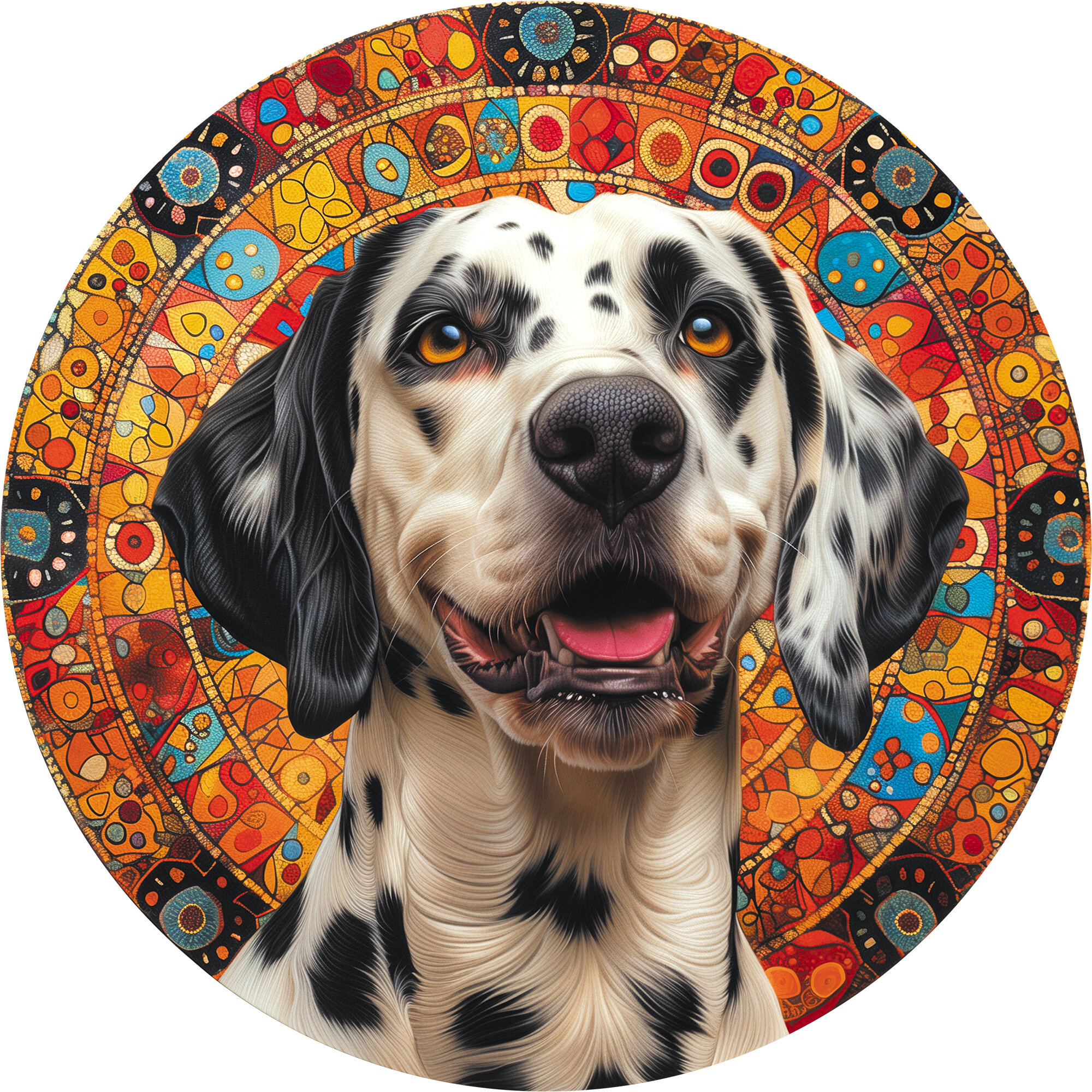 Деревянный пазл "Далматин" коллекции "Мир собак" / 30х30см, 260 деталей / Подарок для взрослых и детей