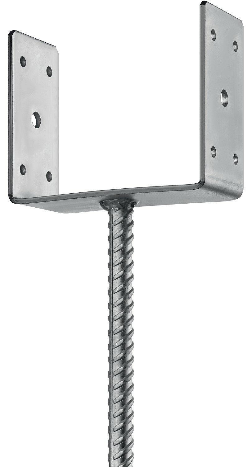 ЗУБР ОС-U, 141 x 120 x 60 мм, U-образное основание столба (310286-140)