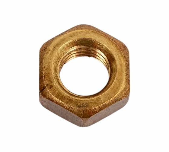 Шестигранная гайка DINFIX DIN 934, латунь, М12, 10 шт. 00-00001730