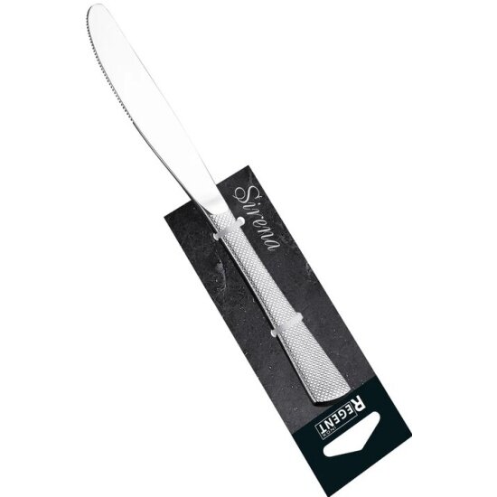 Нож Regent Inox столовый Linea Sirena нержавеющая сталь 18/0 (толщ.5 мм) 2 предмета (93-CU-SI-01.2)