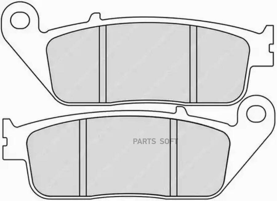 FERODO FDB570P Колодки тормозные дисковые ()