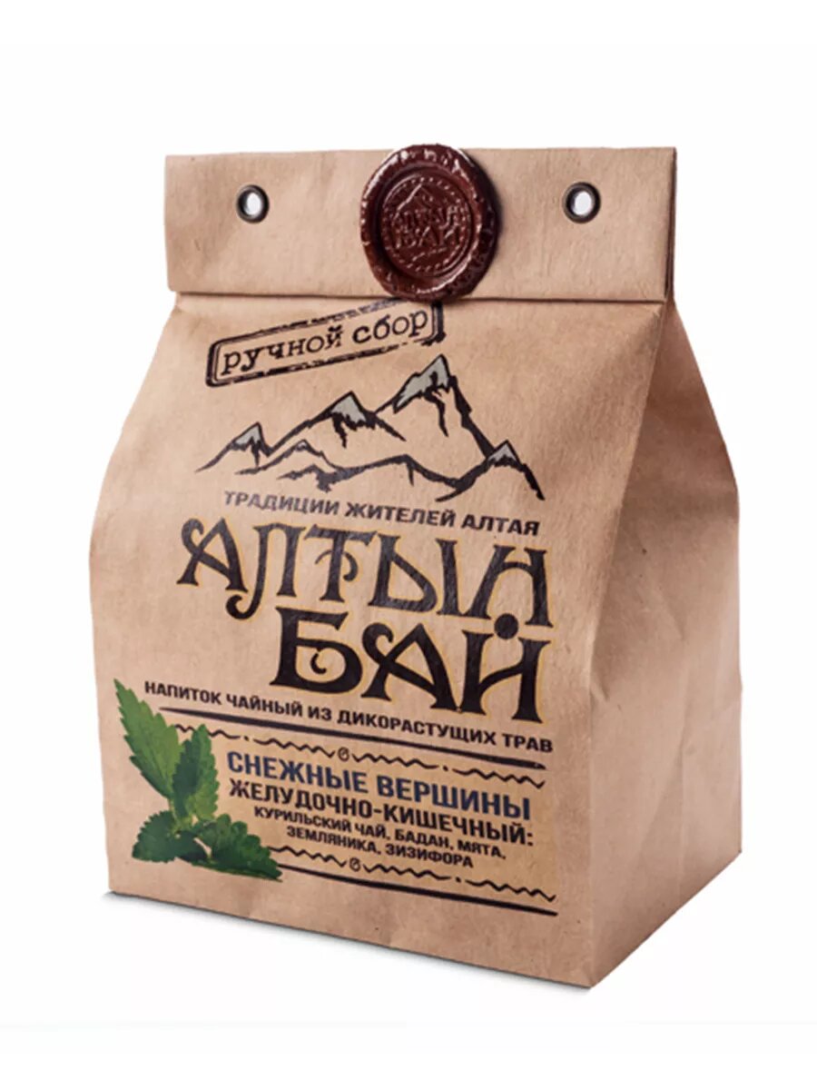 Чайный напиток из трав Снежные вершины желудочной-кишечный