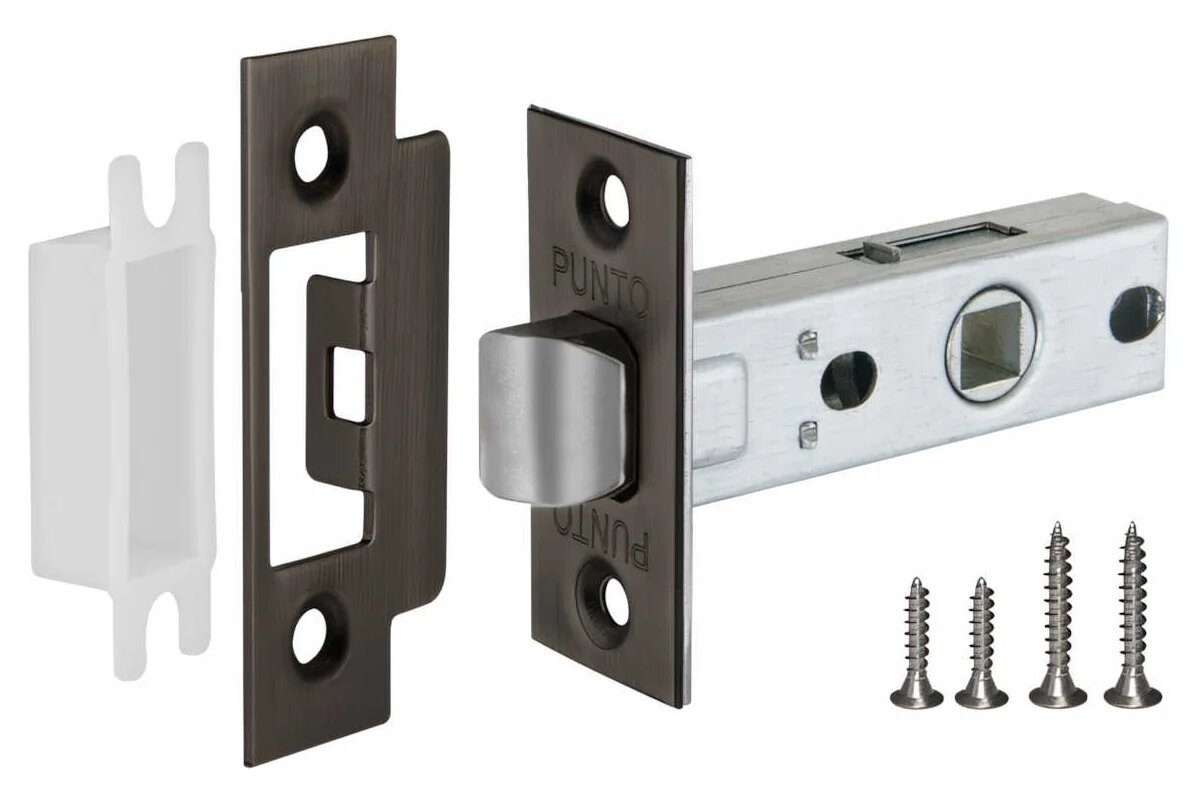 Врезная защелка Punto L45‑8 цвет GR графит