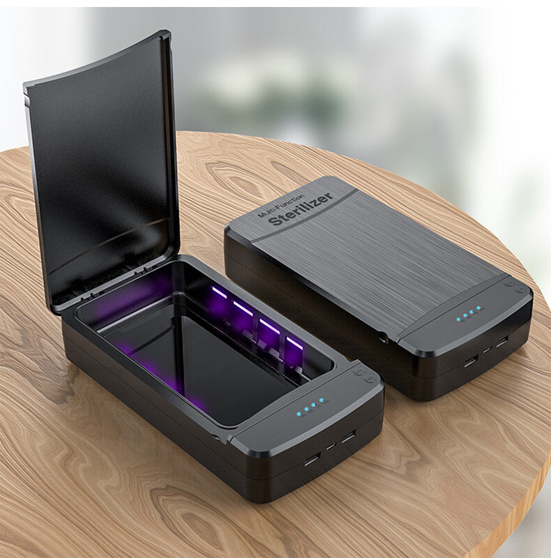 Коробка для дезинфекции мобильного телефона, зарядка для мобильного телефона, маска, очки, стерилизатор для детских бутылочек, УФ-ультрафиолетовая дезинфекционная машина, уничтожающая микробы.