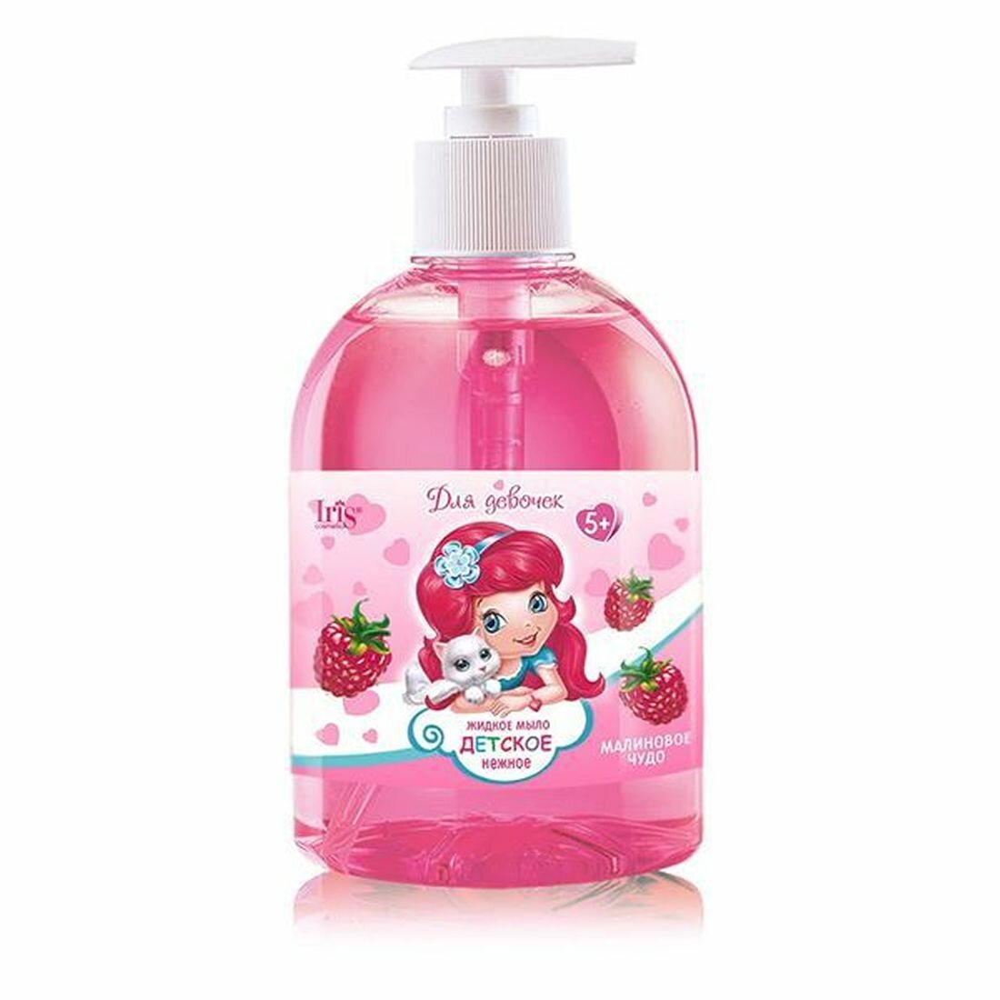 Жидкое мыло детское Малиновое чудо Для девочек 5+ 500мл