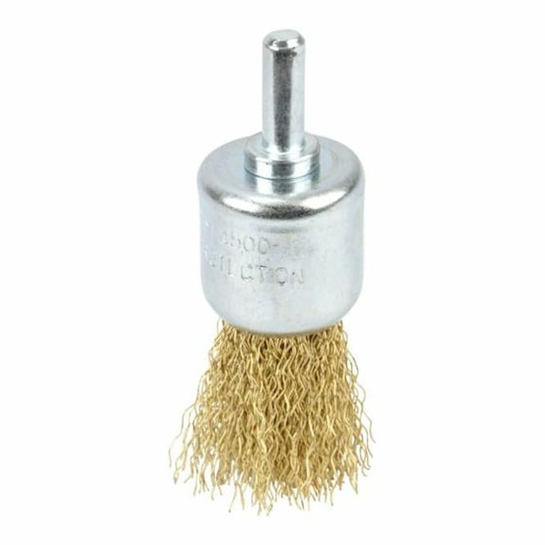 Щетка зачистная для дрели торцевая D-17мм. кисточка, "АвтоDело" 44038