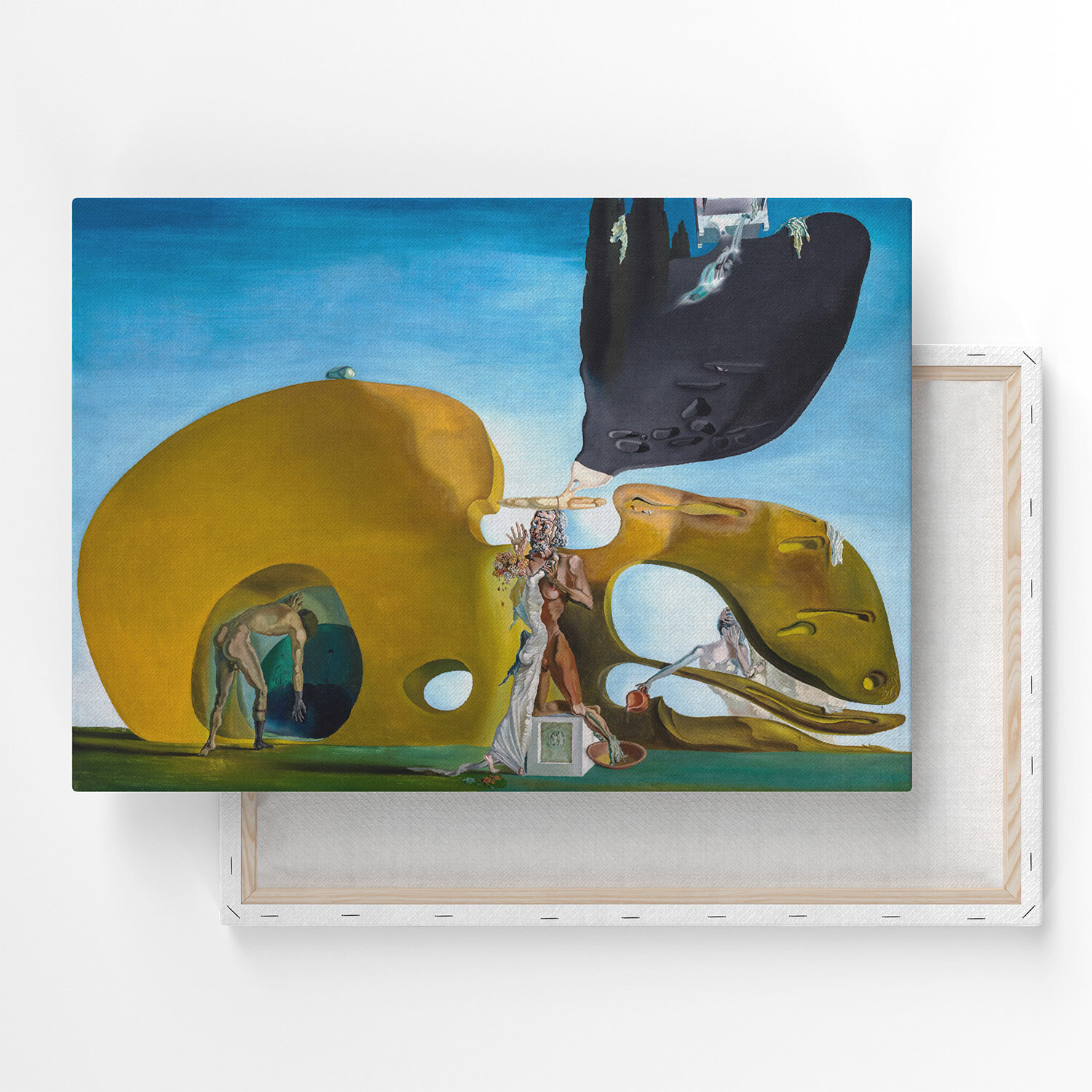 Картина на холсте, репродукция / Сальвадор Дали - Рождение жидких желаний / Размер 30 x 40 см