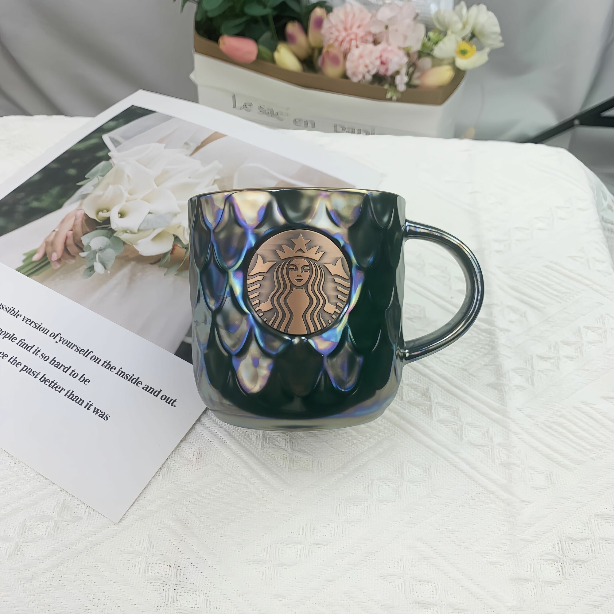 Стаканы из Кружка Starbucksрыбьей чешуи,414мл