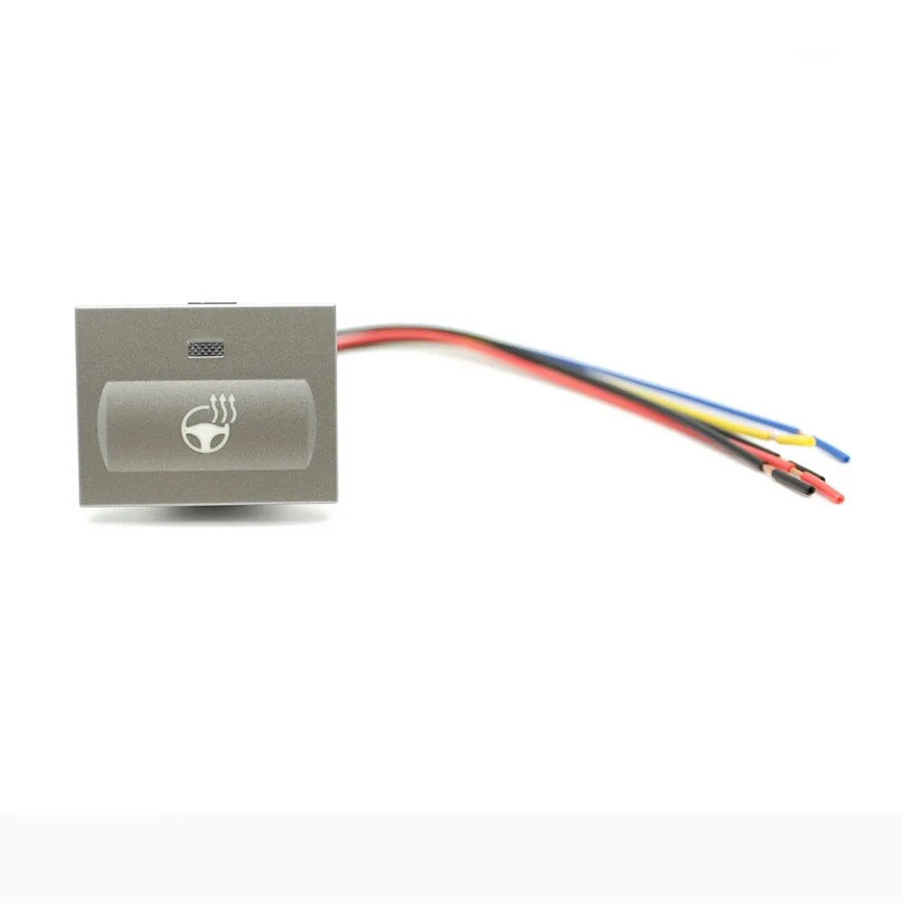 Серебристый автомобильный светодиодный радар, противотуманные фары, тепло, рулевое колесо, кнопка переключения отопления зеркала для Ford Focus 2 2004-2010 mk2 Transit Wheel heating