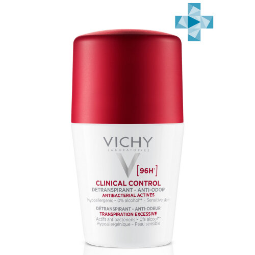 Дезодорант-антиперспирант Vichy Deodorant Clinical Control 96ч, 50 мл