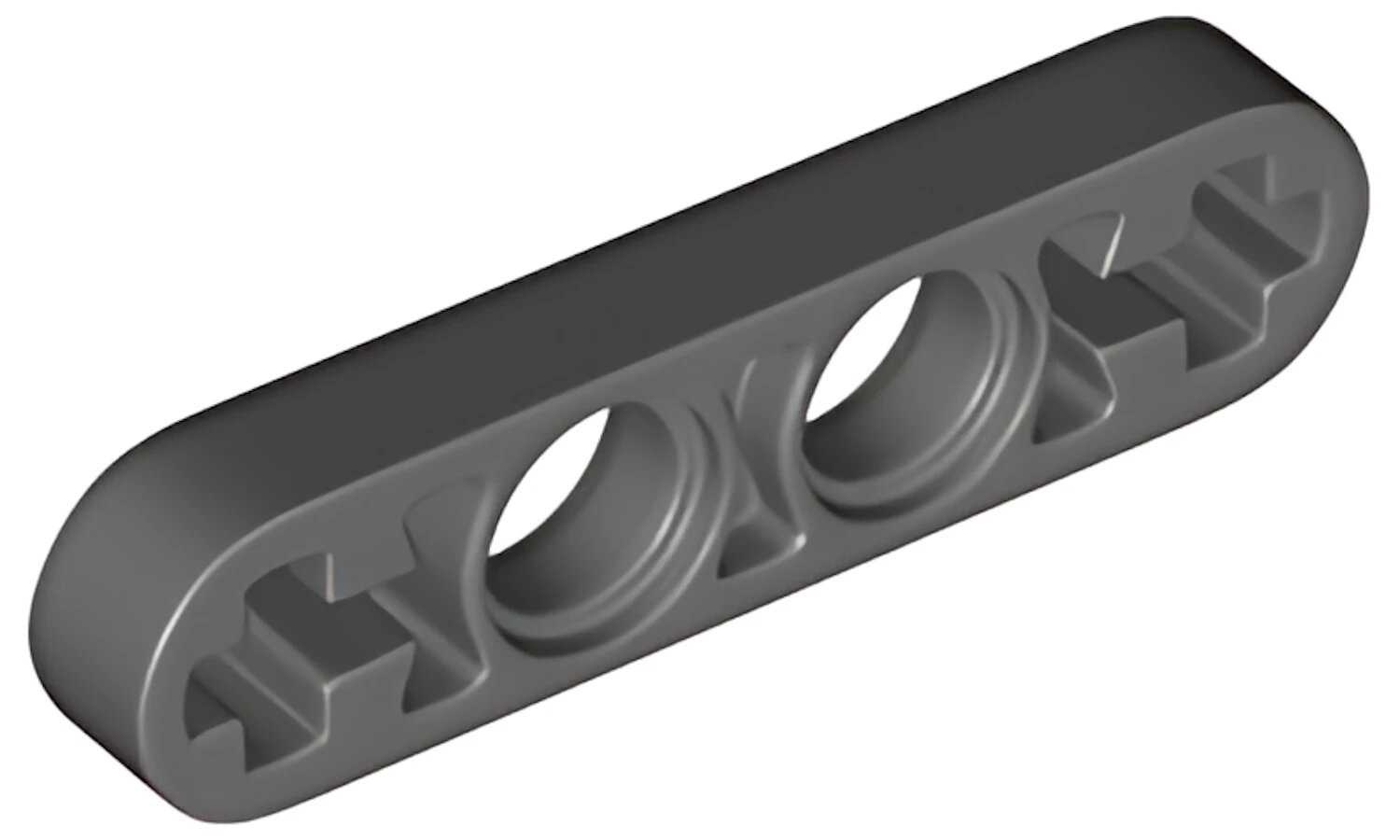 Деталь LEGO Technic, Liftarm Thin 1 x 4 - Axle Holes 32449 63782 Dark Bluish Gray N