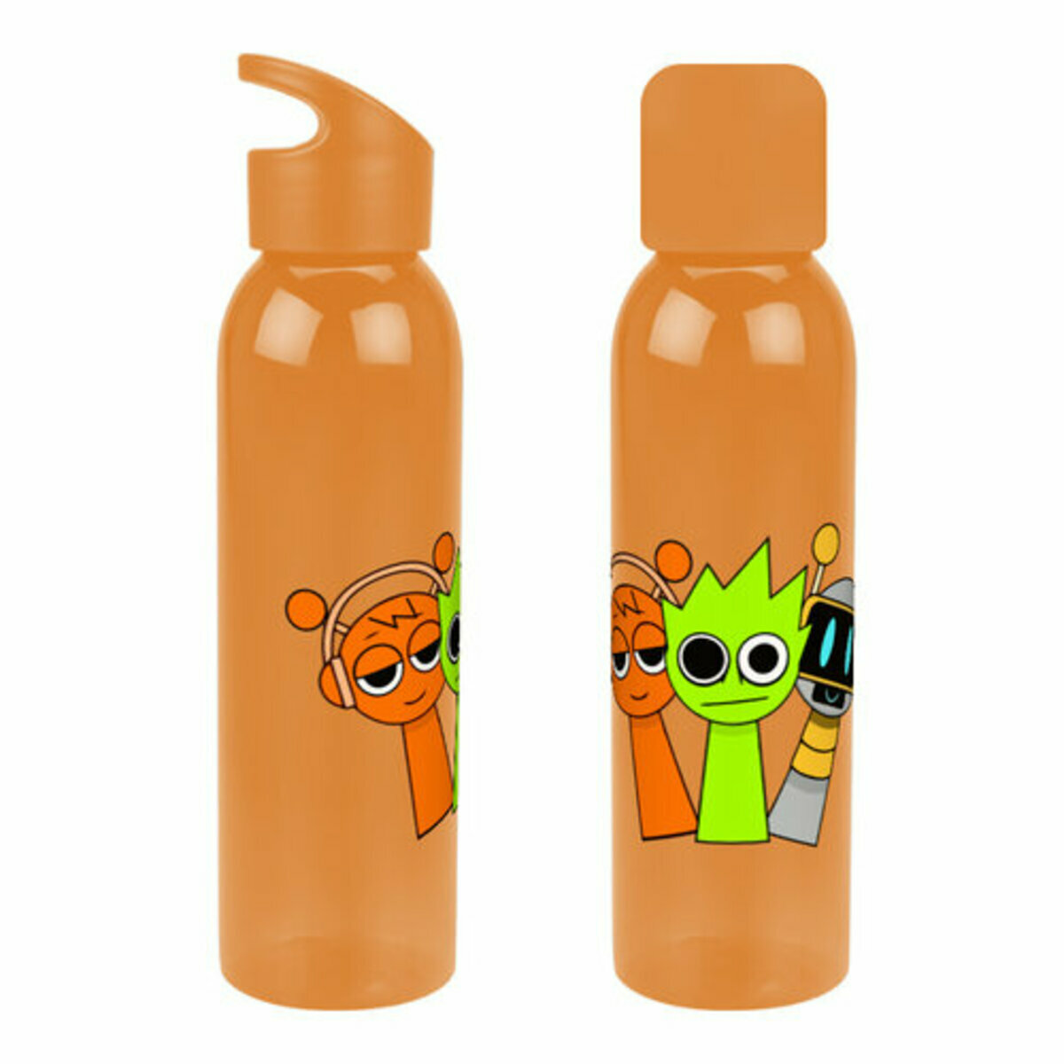 Бутылка для воды «Спрунки персонажи sprunki» (оранжевый)