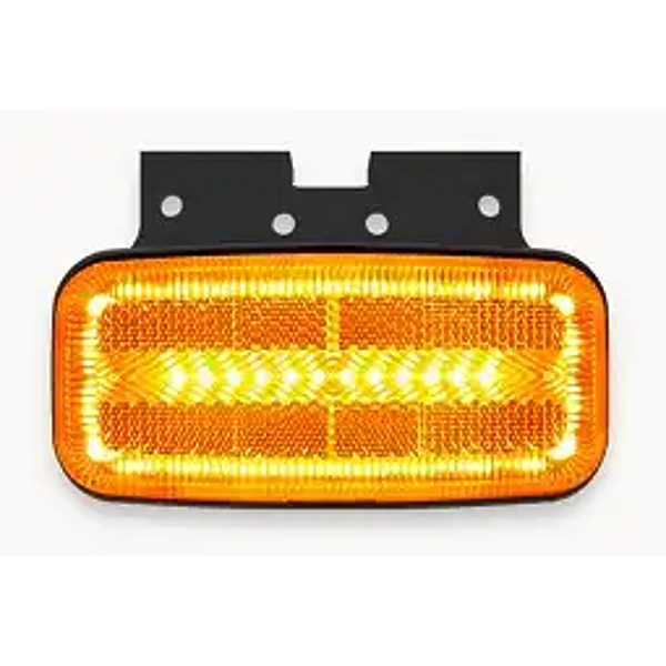 Техавтосвет 155-1 фонарь габаритный 155 желтый унив. 36 диодов с функцией указателя поворота