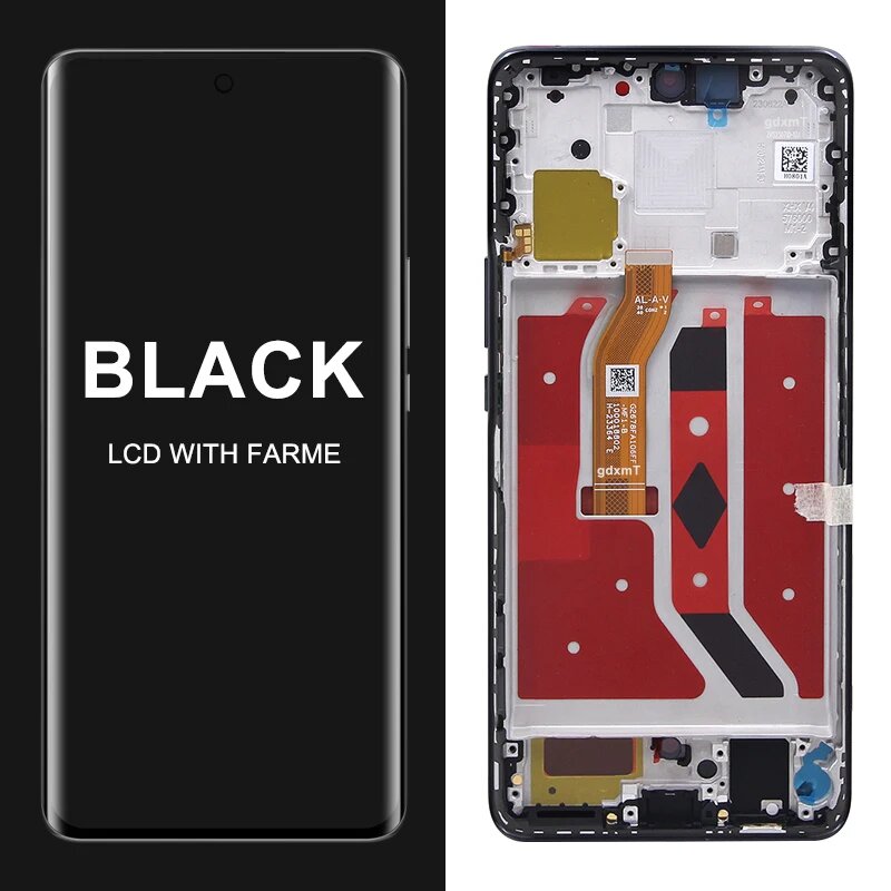 6,78-дюймовый новый AMOLED для Huawei Honor X9B ЖК-дисплей Magic6 Lite, сенсорный дигитайзер для Honor Magic 6 Lite X50, ЖК-рамка With Black Frame