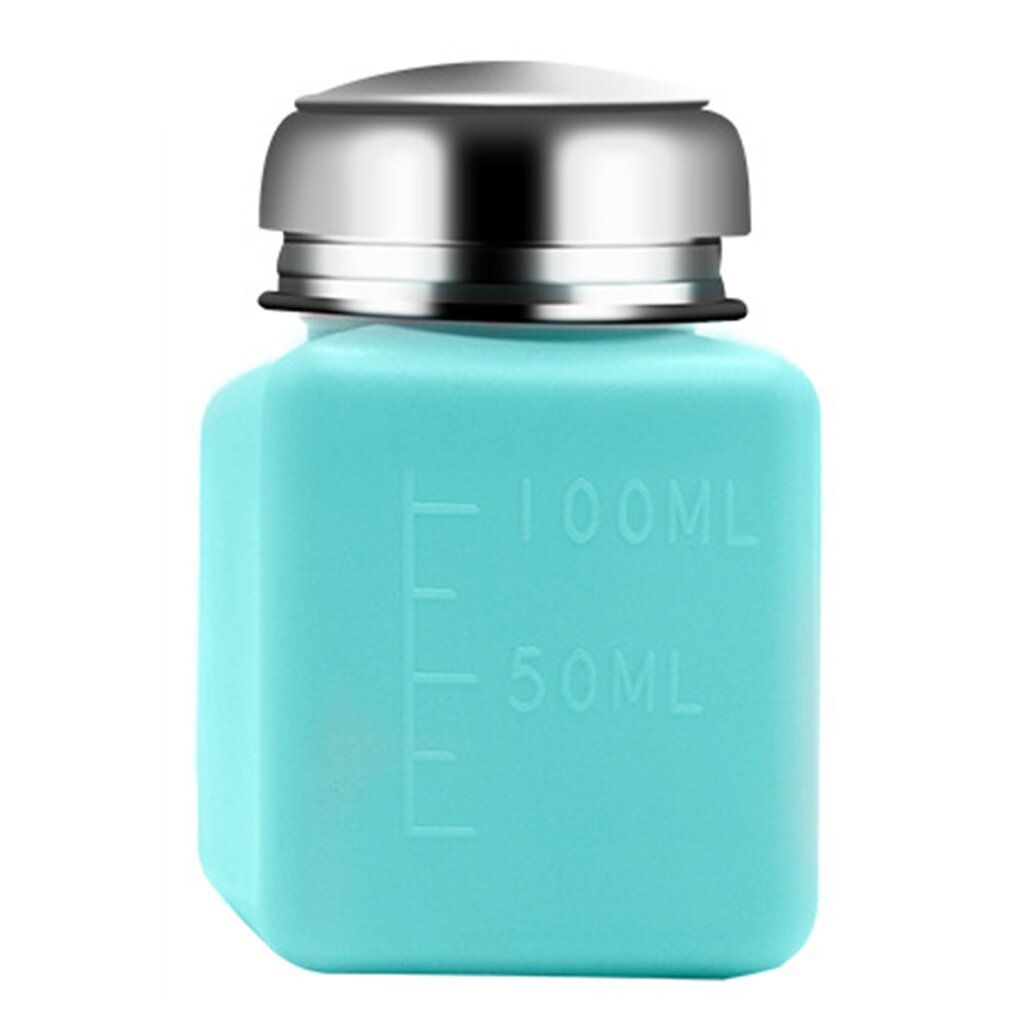 (1) Бутылка для алкоголя Push-type - 100 мл синяя