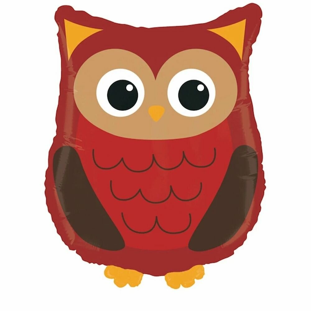 Воздушный шар Веселая затея "Сова", фигура, фольгированный