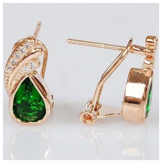 Серьги, фианит