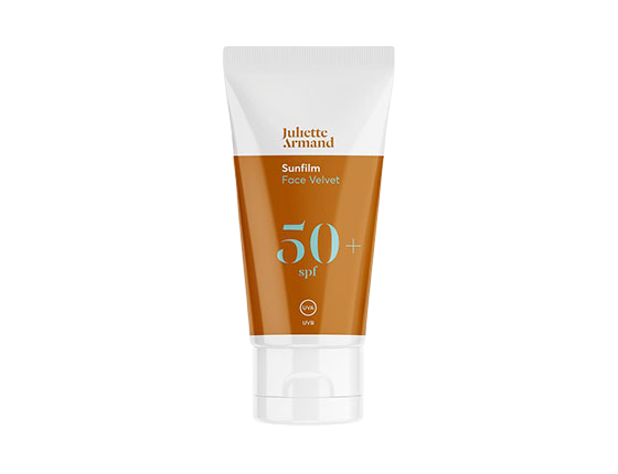 Juliette Armand Face Velvet SPF 50+ / Солнцезащитный крем "Экстрим" SPF 50+ без тона (UVB, UVA), 55 мл